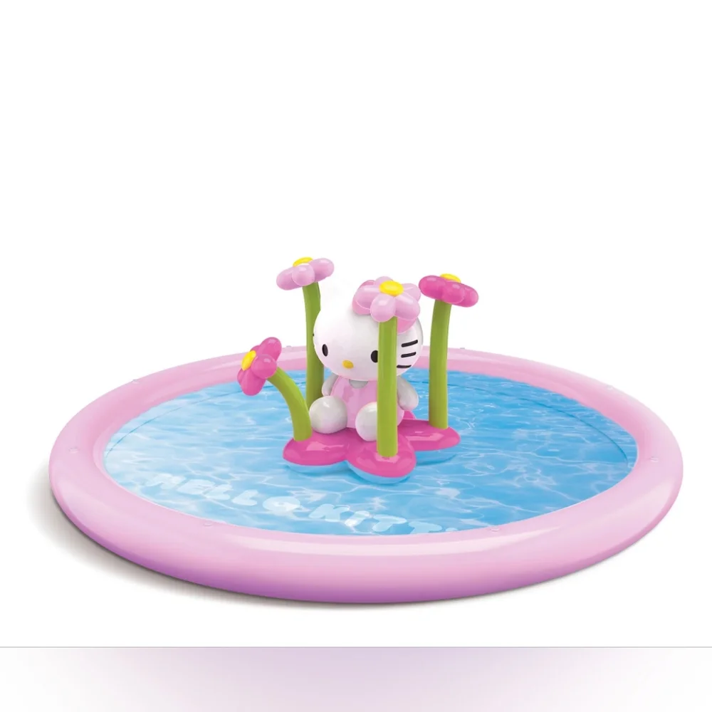 Hello Kitty | Swim | Hello Kitty Inflatable Splash Pad 5 Feet Wide ...